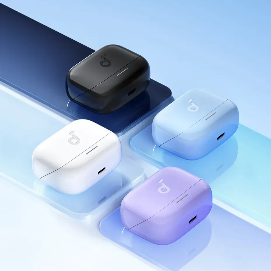 ساوندكور سماعات K20i مريحة للاذن، وقت تشغيل 36 ساعة، شحن سريع، مكالمات واضحة، IPX5، بلوتوث 5.3